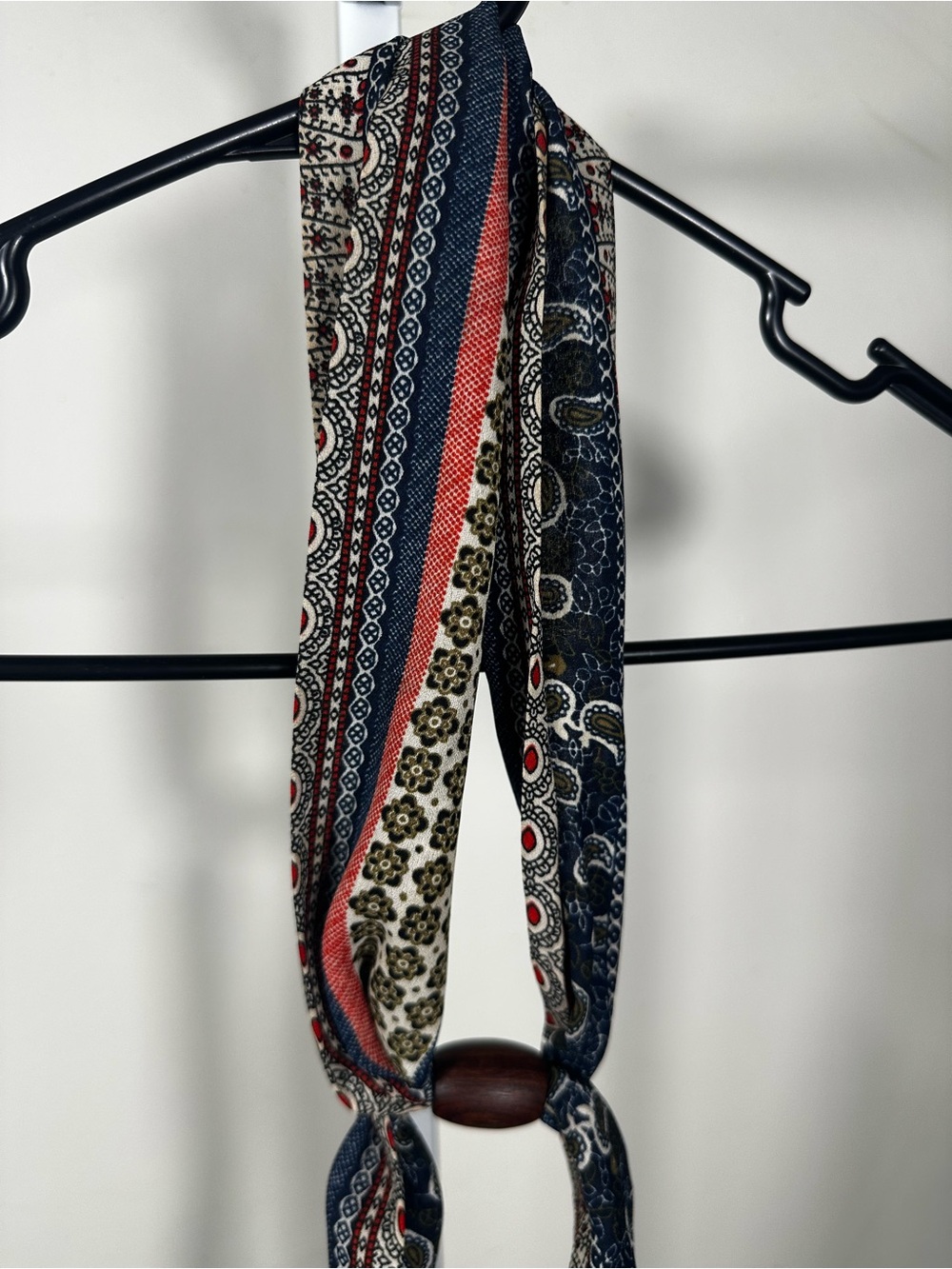 Umbranded | Accessories | G68 Womens Navy Multicolor Printed Scarf Tie ...